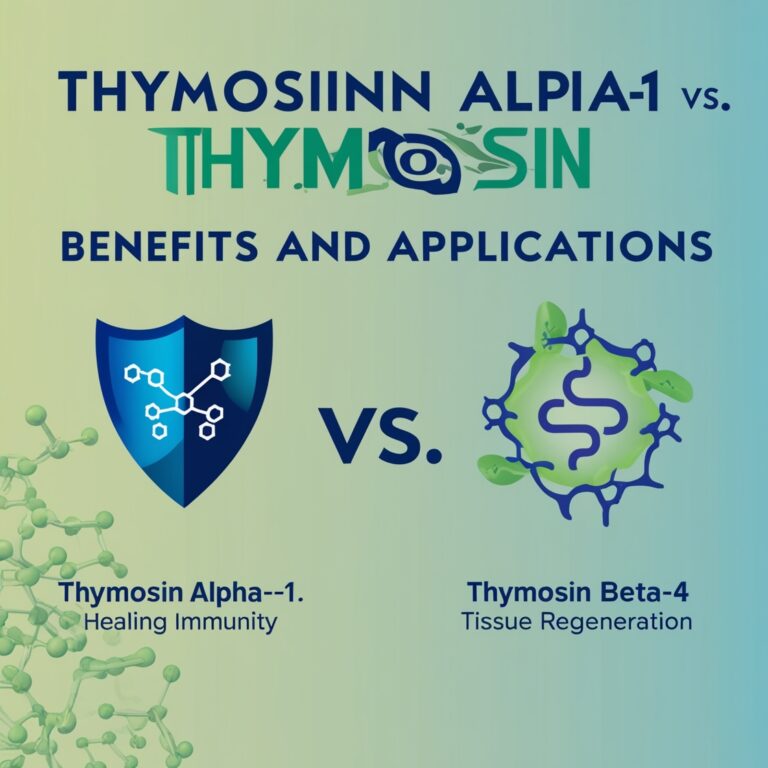 Thymosin Alpha-1 vs. Thymosin Beta-4: A Comprehensive Comparison ...
