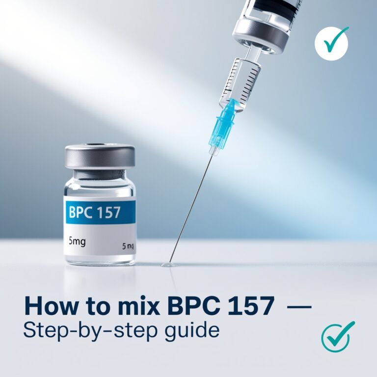 how to mix 5mg vials of BPC 157